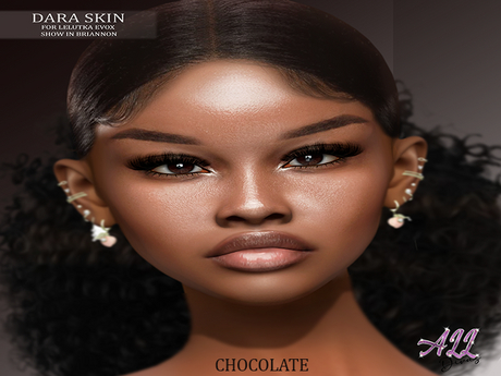 Second Life Marketplace - [All Divas] Dara Skin CHOCOLATE